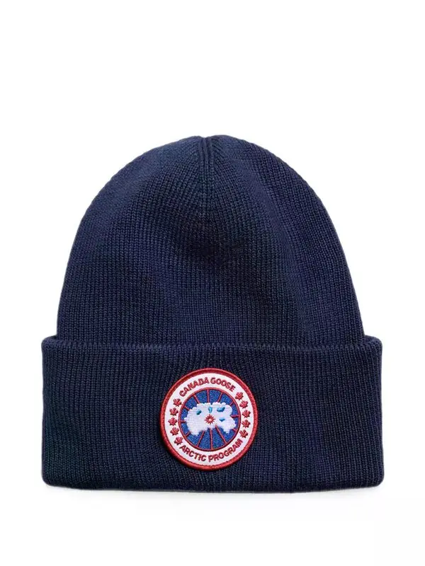 Canada Goose Arctic Logo-patch Beanie Hat