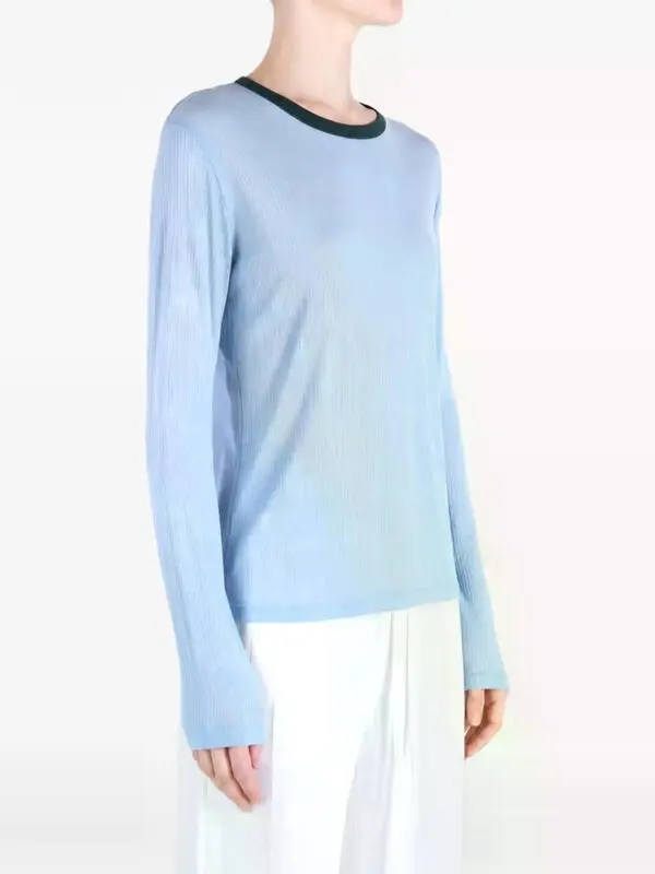 BASERANGE Racer Ribbed Long-sleeve T-shirt