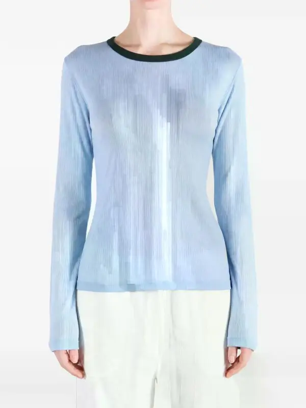 BASERANGE Racer Ribbed Long-sleeve T-shirt