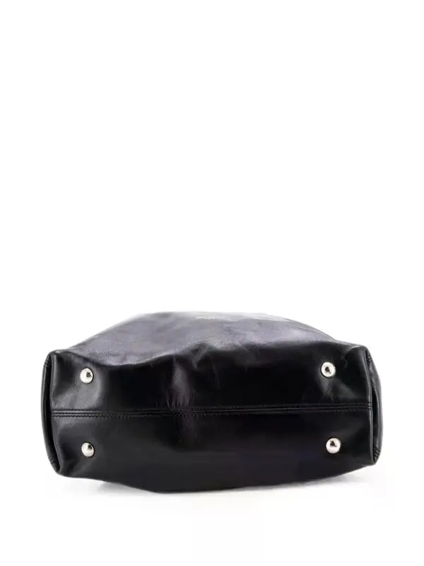LOUIS VUITTON Off Duty Vibe Handbag Leather Mm Bucket Bag