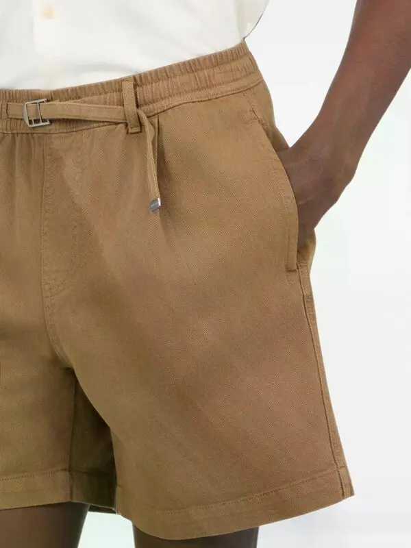 Roberto Cavalli Pleated Belted Shorts