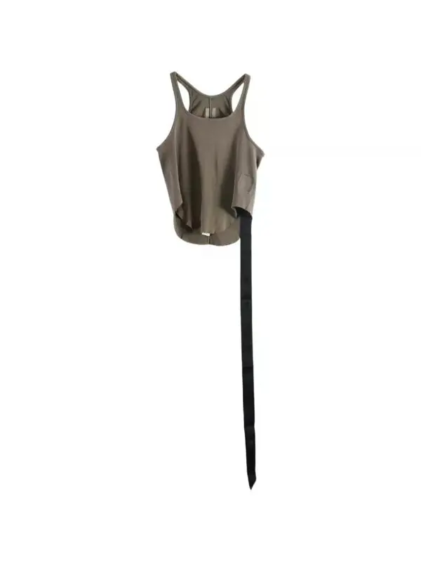 Rick Owens Asymmetric-hem Tank Top - Green