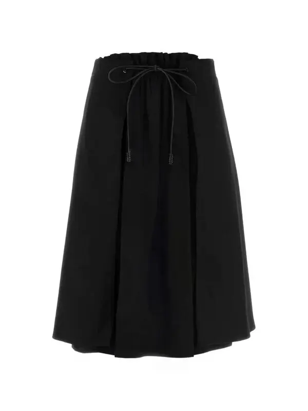 Moncler Drawstring Flared Midi Skirt