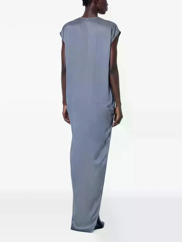 Rick Owens Arrowhead V-neck Side-slit Maxi Dress