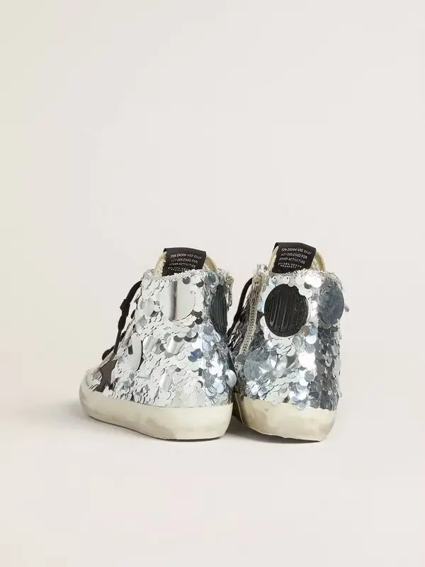GOLDEN GOOSE Francy Sequin-embellished Sneakers