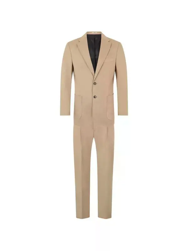 Roberto Cavalli Single-breasted Cotton Suit