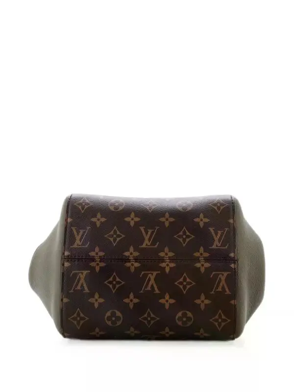 LOUIS VUITTON Fold Tote Monogram Canvas And Leather Pm Satchel
