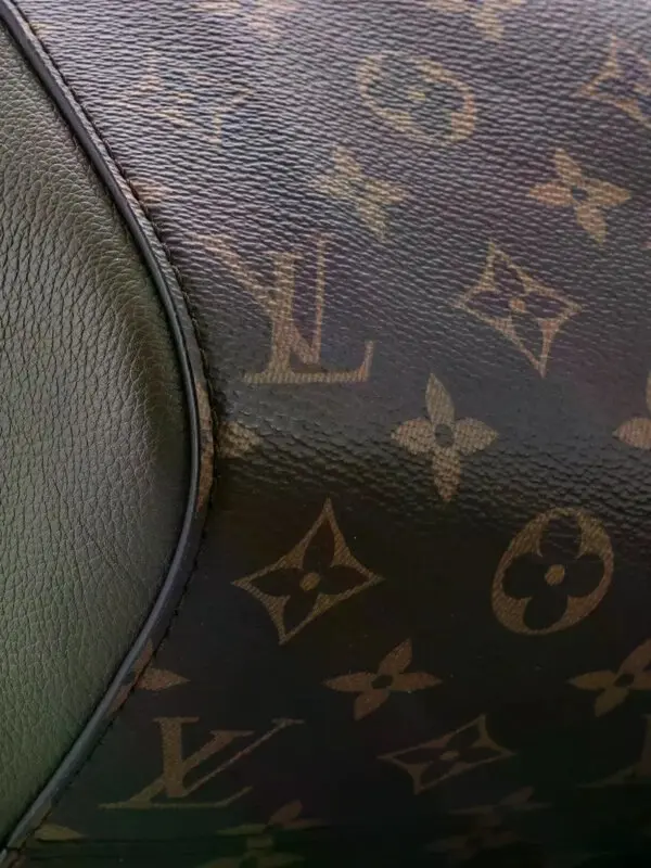 LOUIS VUITTON Fold Tote Monogram Canvas And Leather Pm Satchel - Brown