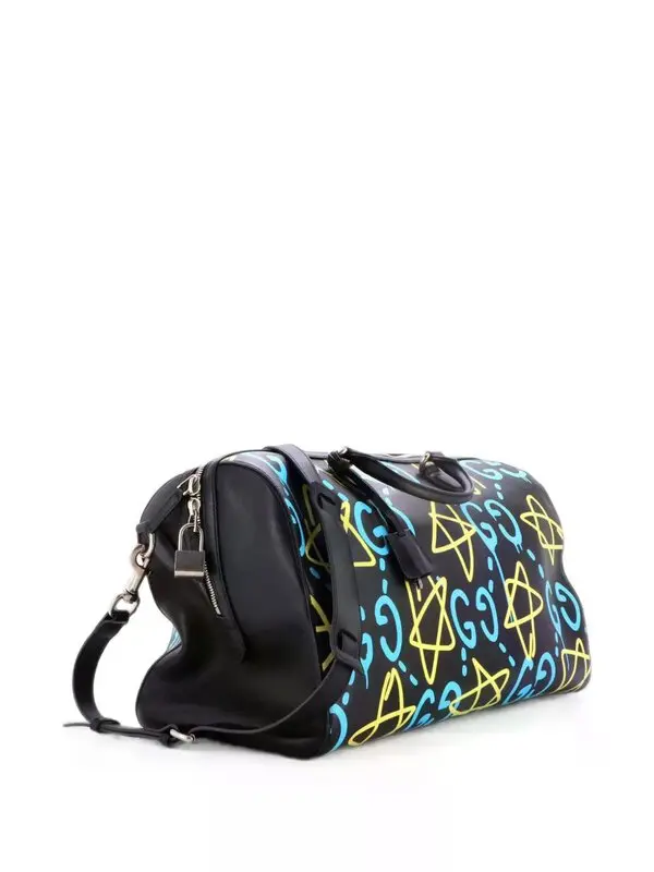 Gucci Convertible Duffle Bag Guccighost Leather Satchel