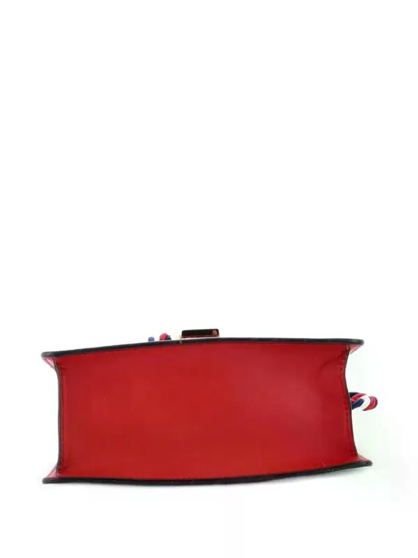 Gucci Sylvie Top Handle Bag Leather Mini Satchel