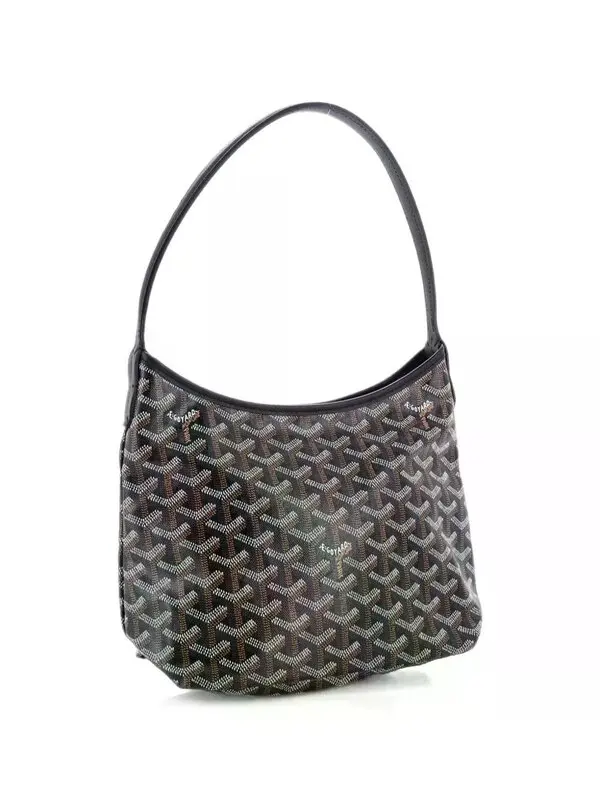 Goyard Boheme Coated Canvas Mini Hobo Bag - Black