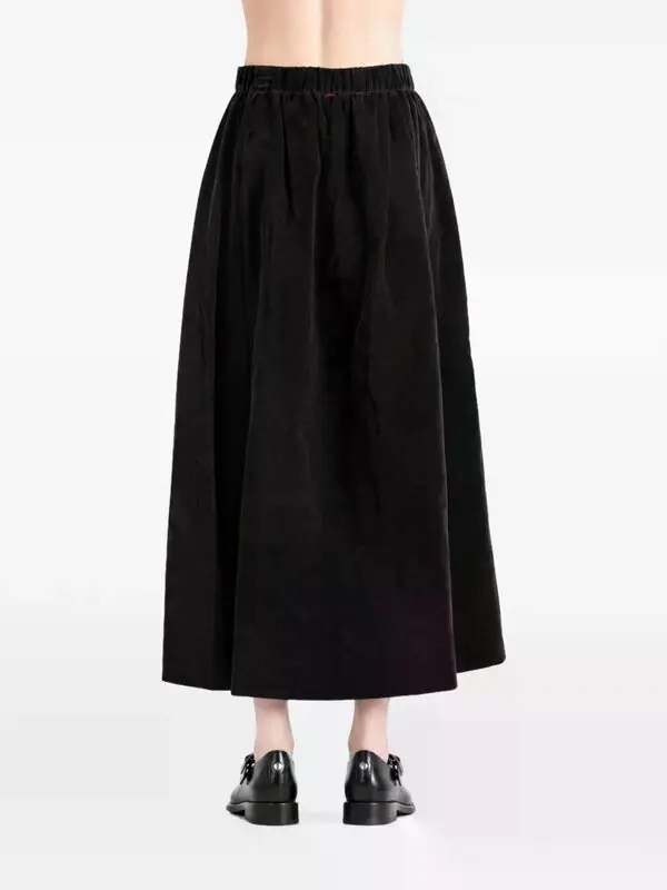 CASEY CASEY Ghosty Corduroy Elasticated Midi Skirt