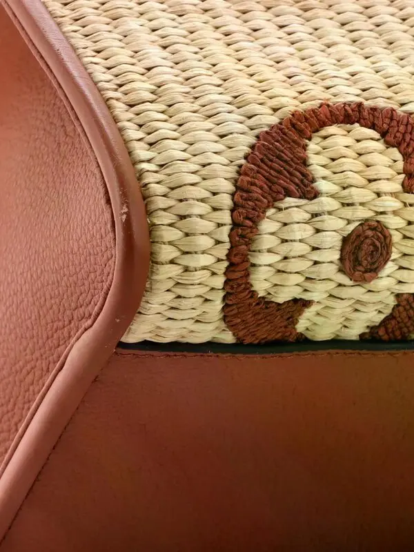 LOUIS VUITTON Onthego Tote Monogram Giant Raffia Mm Shoulder Bag