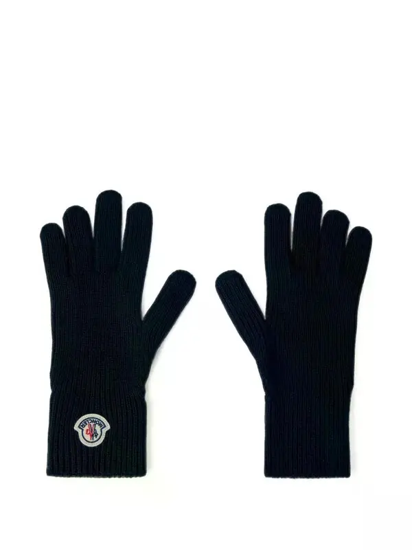 Moncler Logo-patch Wool Gloves