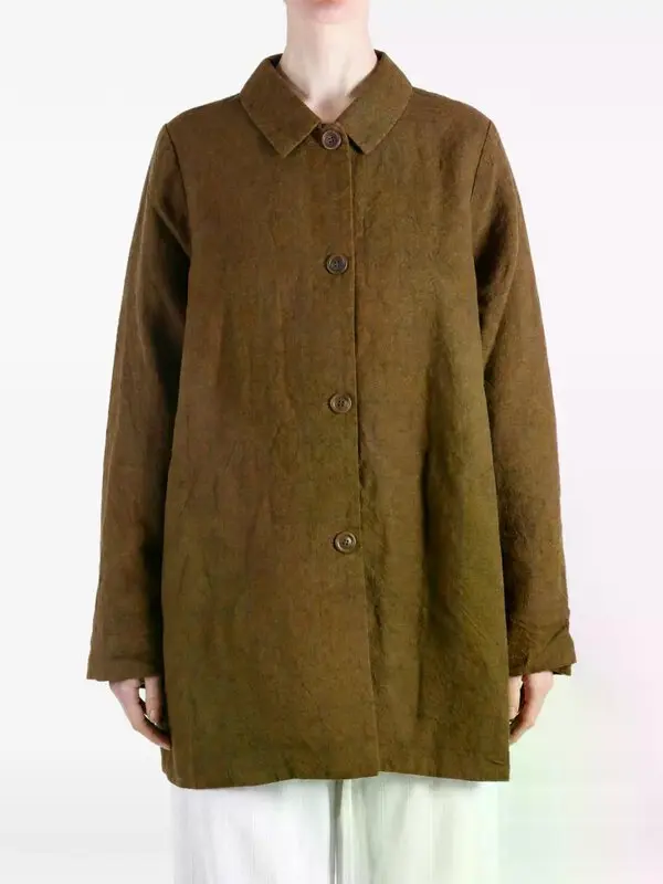 CASEY CASEY Soleil Check-pattern Button-up Jacket
