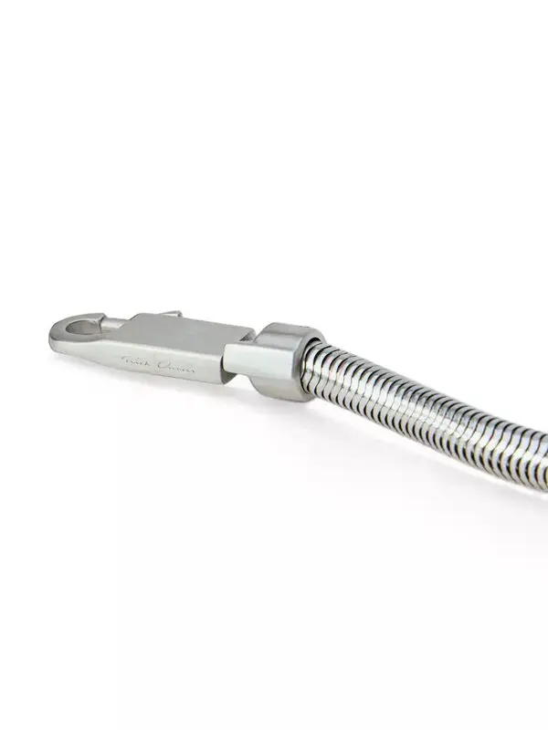 Rick Owens Tower Snake Metallic-coil Necklace