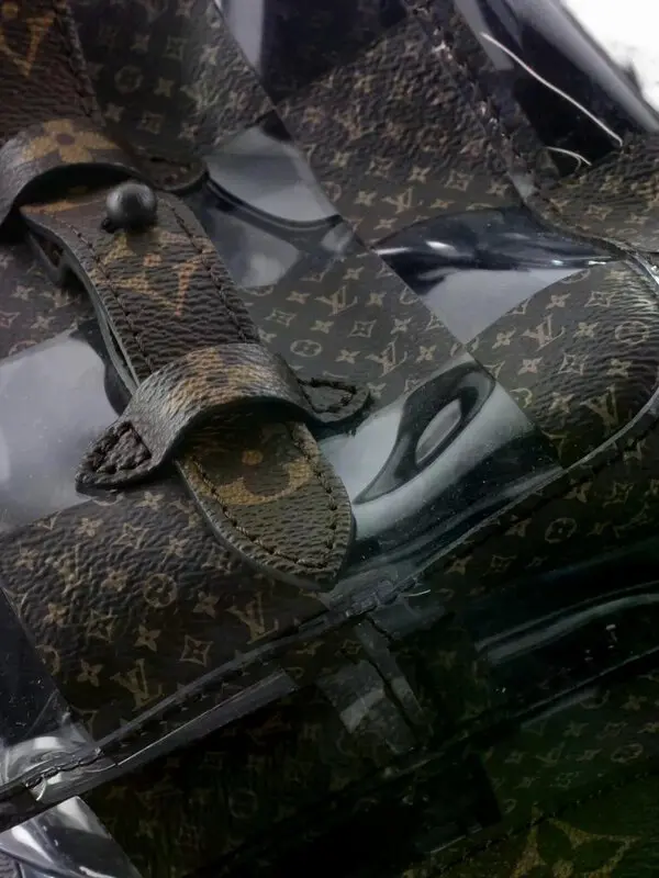 LOUIS VUITTON Christopher Limited Edition Monogram Chess Canvas And Pvc Gm Backpack