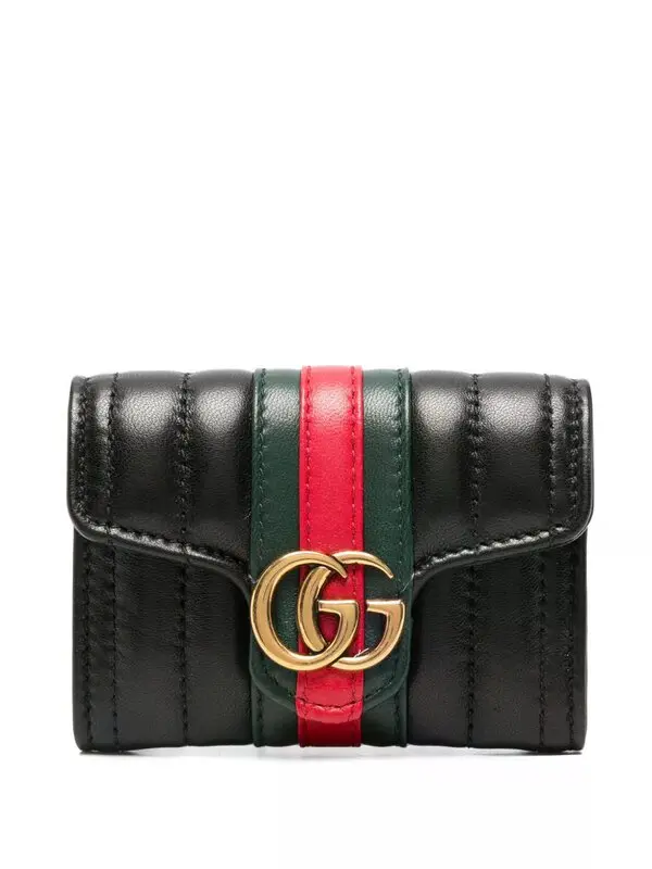 Gucci Gg Marmont Quilted Leather Wallet