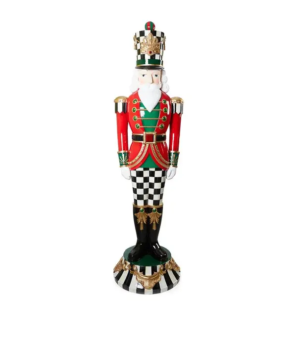 MACKENZIE-CHILDS Large Courtly Check Nutcracker Ornament