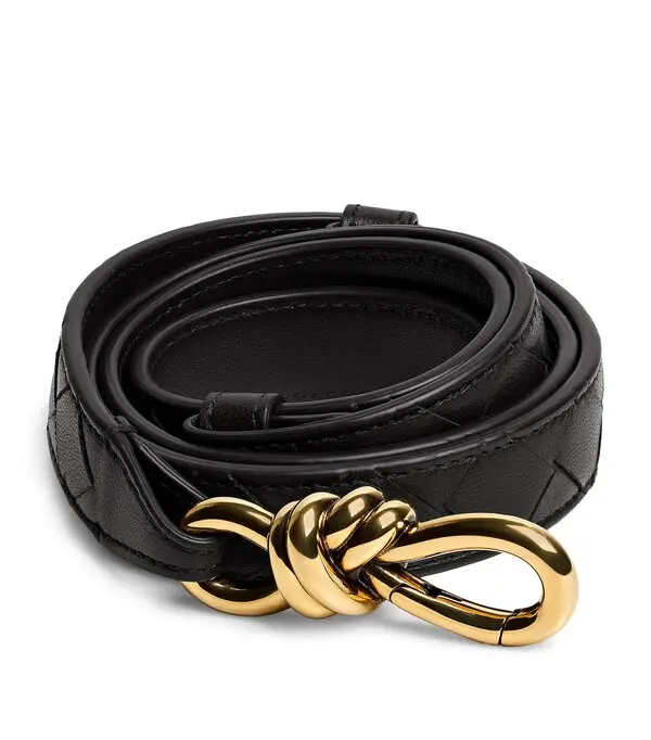 Bottega Veneta Leather Andiamo Belt