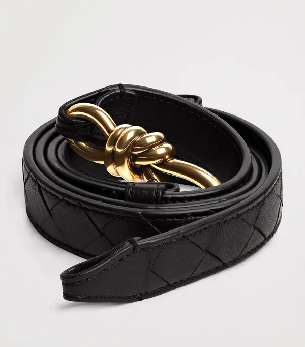 Bottega Veneta Leather Andiamo Belt