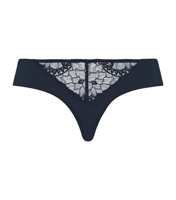 Hanro Azelia Mini Briefs - Navy