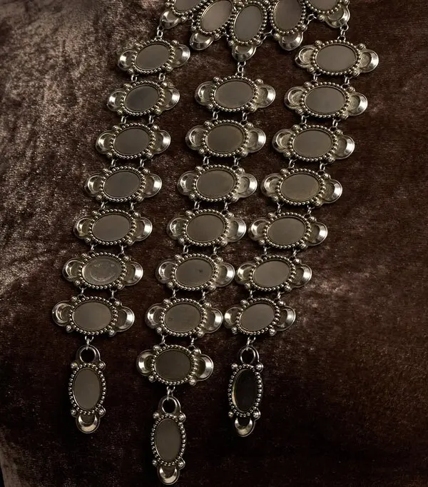 Ralph Lauren Antiqued -tone Long Necklace