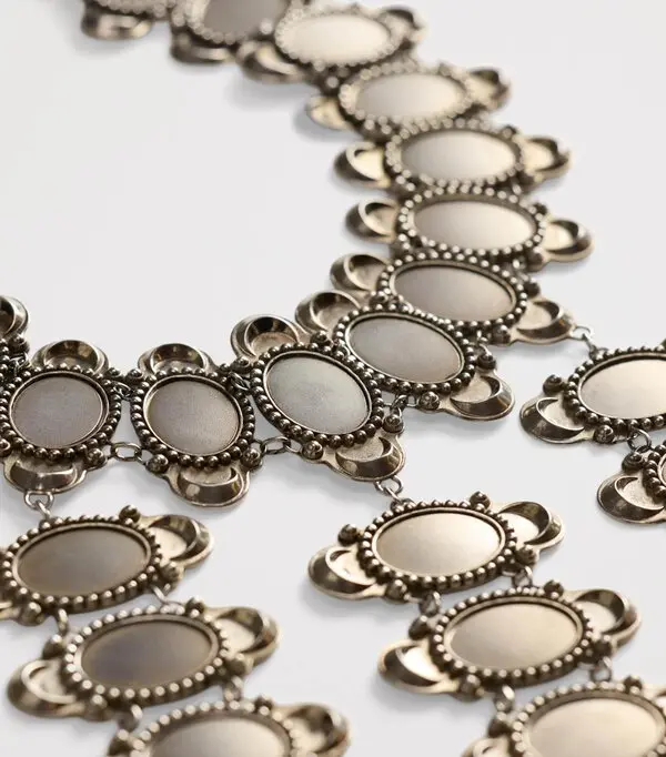 Ralph Lauren Antiqued -tone Long Necklace