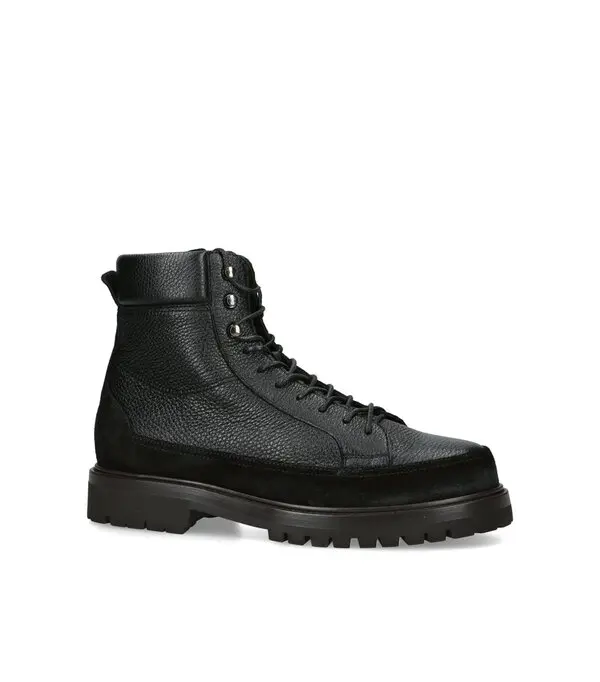 Brunello Cucinelli Leather Lace-up Hiker Boots