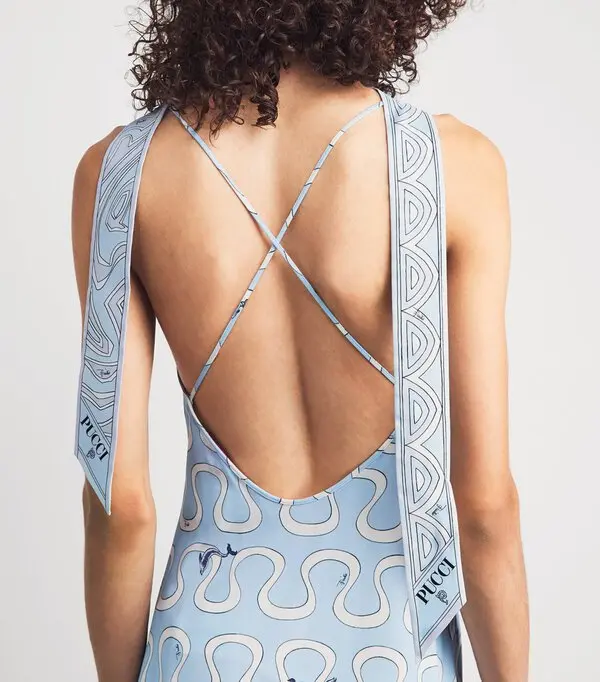 Emilio Pucci Jersey Print Mini Dress