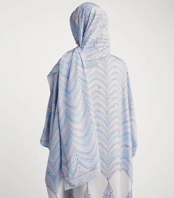 Emilio Pucci Silk Baiadera Print Stole
