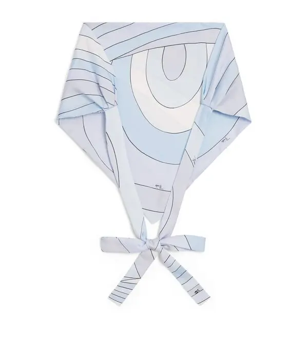 Emilio Pucci Silk Iride Print Bandana