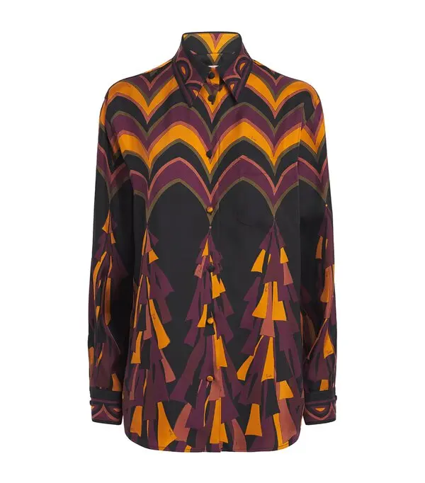 Emilio Pucci Silk Baiadera Print Shirt