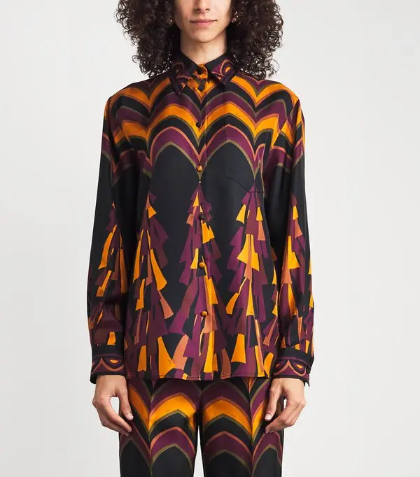Emilio Pucci Silk Baiadera Print Shirt