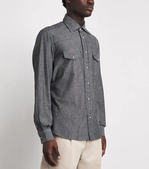 Eleventy Cotton Texas Shirt