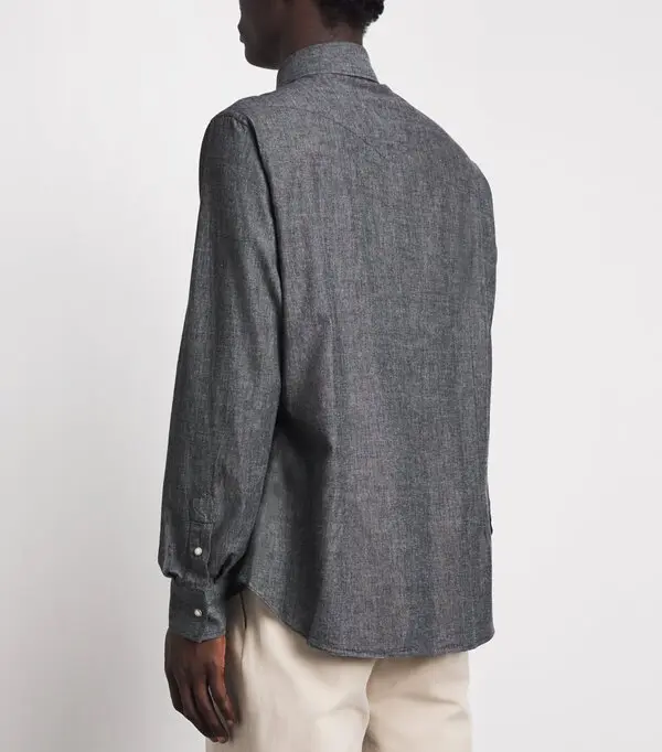 Eleventy Cotton Texas Shirt