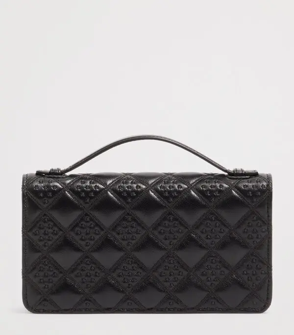 Valentino Garavani Leather Flutterby Chain Wallet