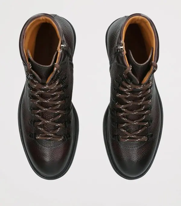Magnanni Leather Hiker Ankle Boots