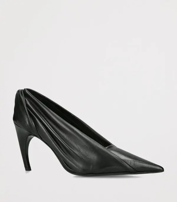 Khaite Leather Twisted Eve Pumps 85