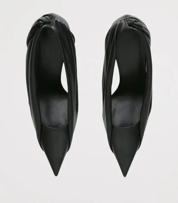 Khaite Leather Twisted Eve Pumps 85