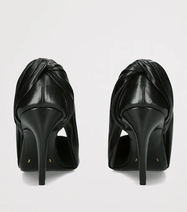 Khaite Leather Twisted Eve Pumps 85