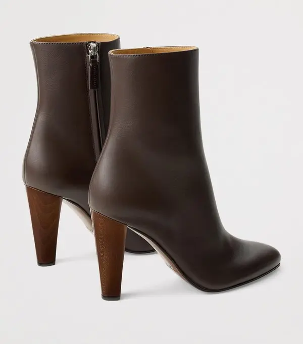 Ralph Lauren Leather Bernice Ankle Boots 95