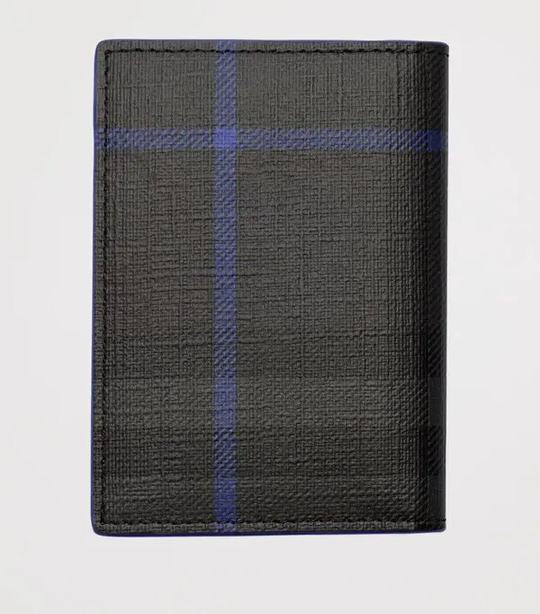 Burberry City Check Folding Card Holder - Grey
