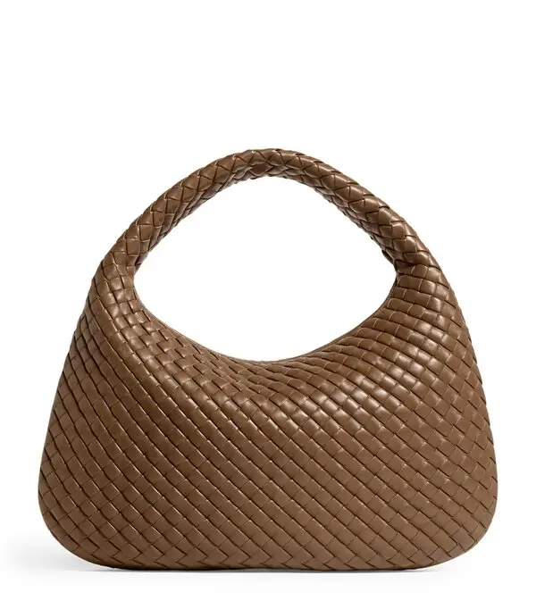Bottega Veneta Leather Veneta Shoulder Bag - Neutral