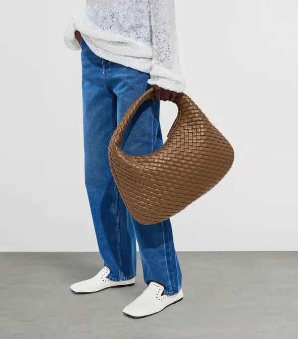 Bottega Veneta Leather Veneta Shoulder Bag