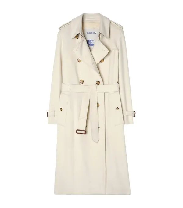 Burberry Cashmere Long Kensington Trench Coat