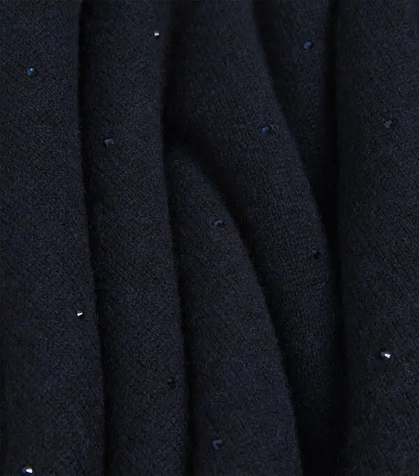 WILLIAM SHARP Cashmere Crystal-embellished Scarf