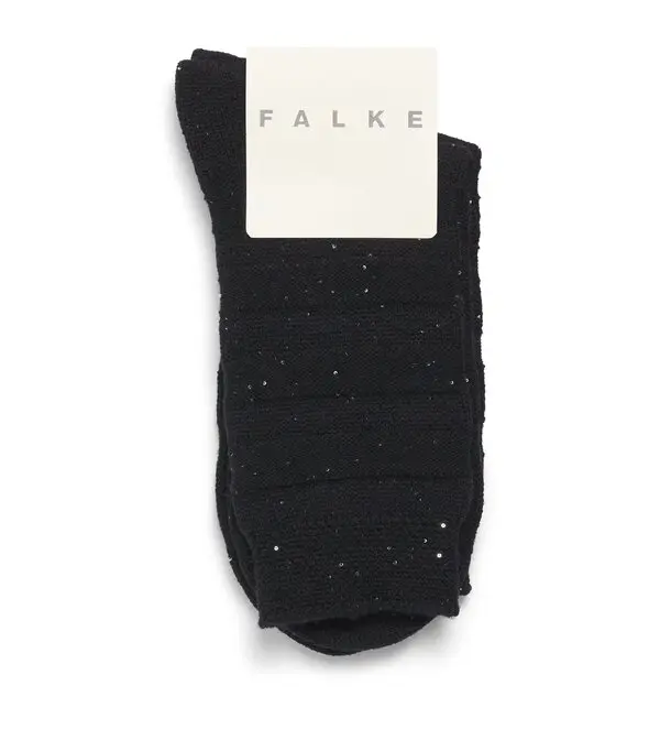 Falke Wool-blend Sequin-embellished Socks