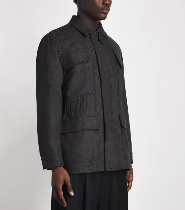 Eton Wool-cashmere Field Jacket