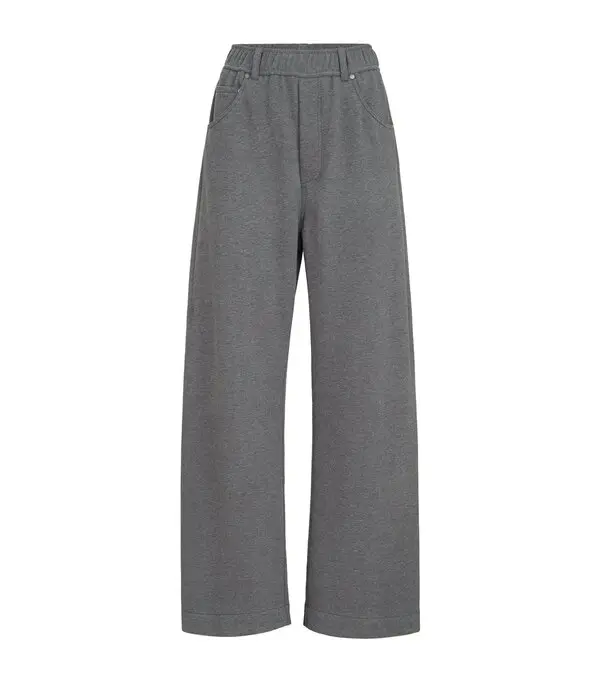 Brunello Cucinelli Cotton French Terry Trousers